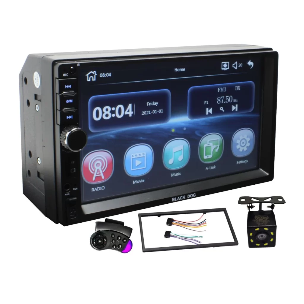 7” MP5 Car Radio with Camera